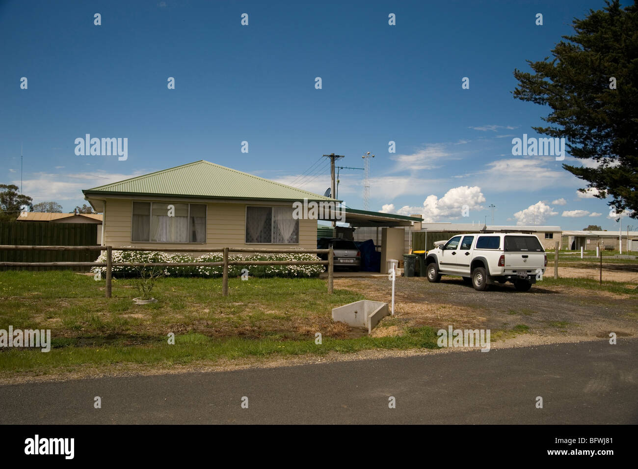 ordinary Australian small home Stock Photo - Alamy