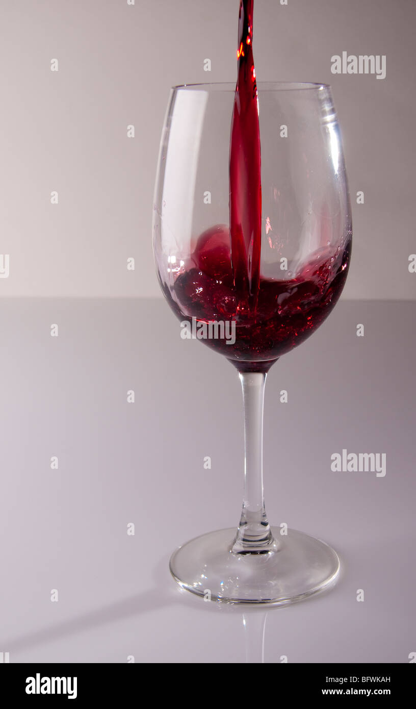 Filling a Wine Glass, Cabernet Sauvignon Chile Stock Photo - Alamy