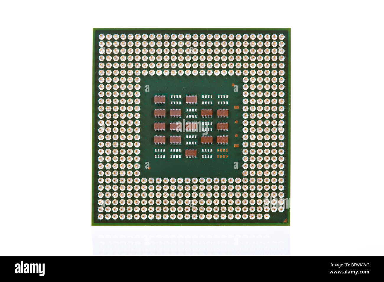 Computer CPU isolated on a white background Stock Photo - Alamy