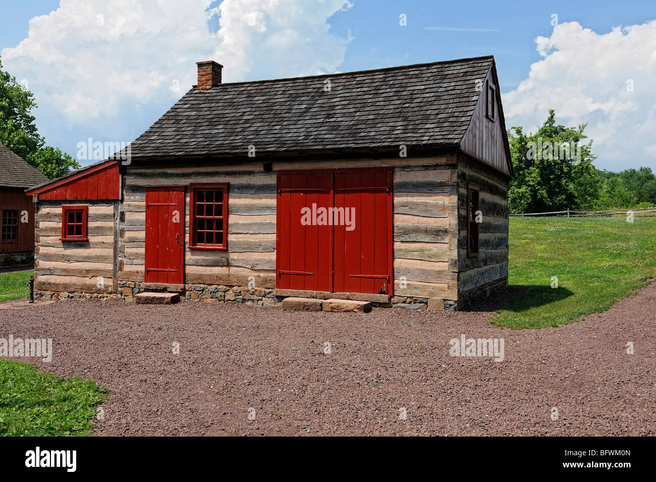 Blacksmith Shop at the Daniel Boone Homestead Stock Photo - Alamy