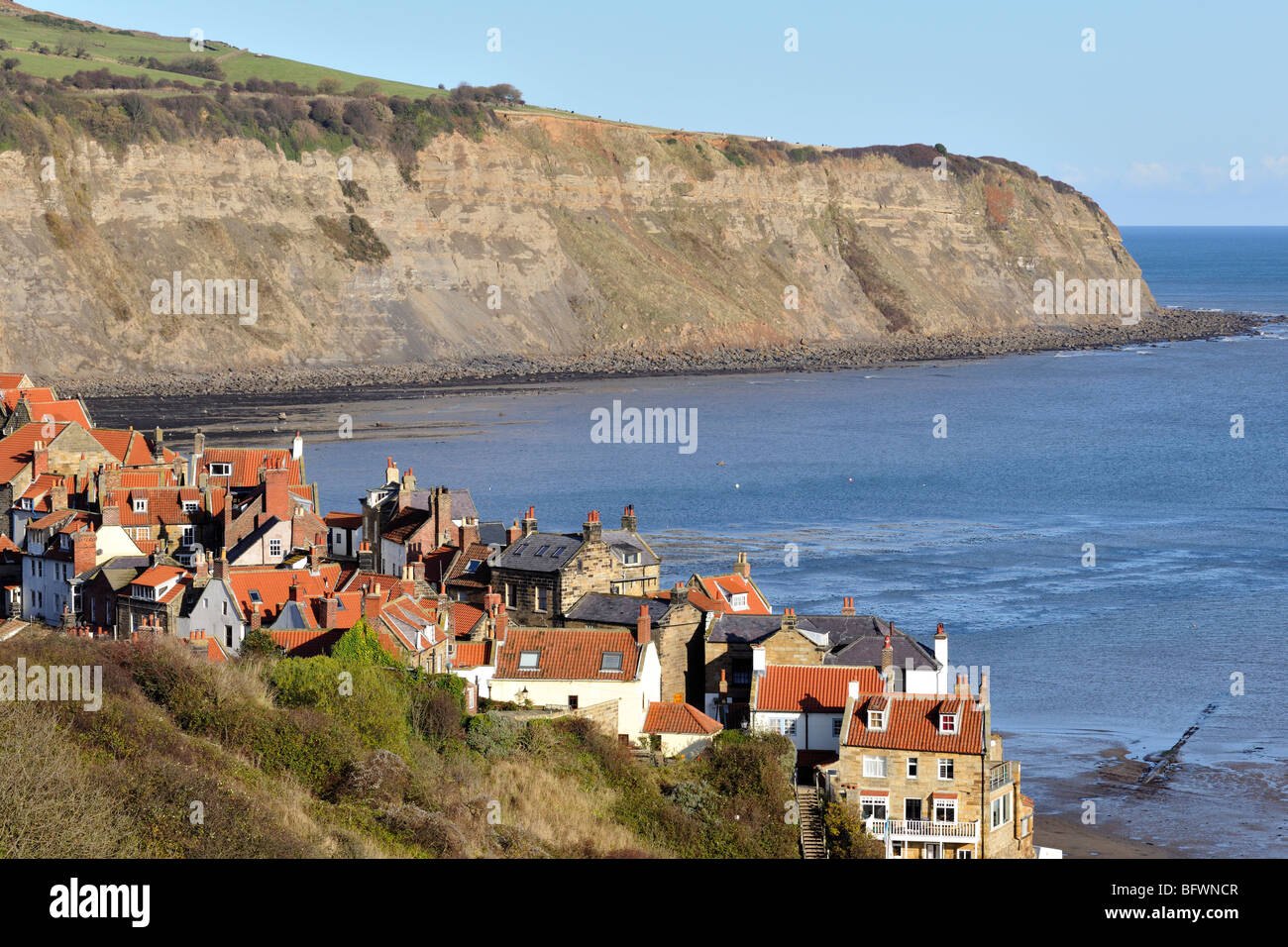 Robin Hood's Bay, Yorkshire Coast, England Stock Photo - Alamy