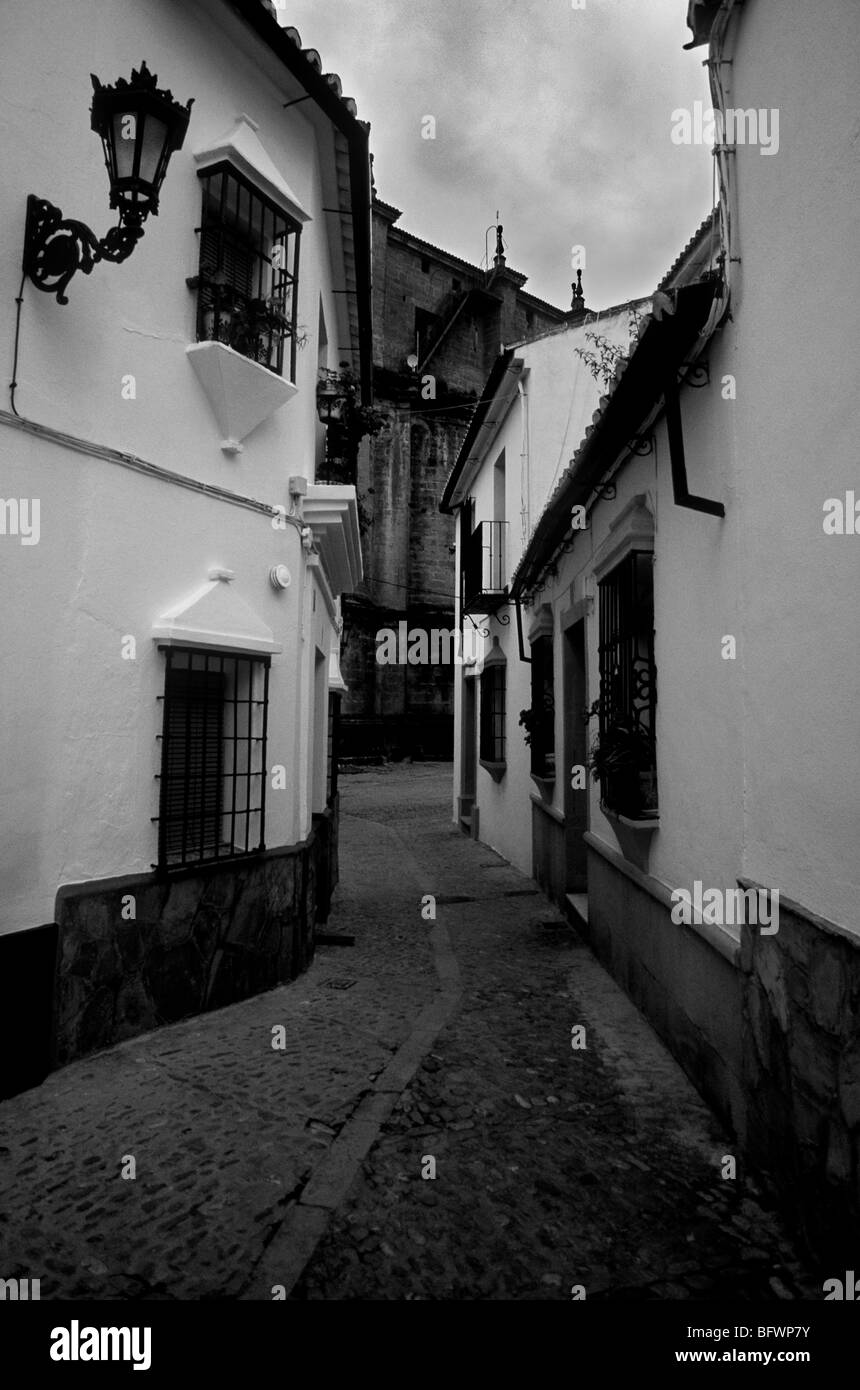 Granada spain andalusia town Black and White Stock Photos & Images - Alamy