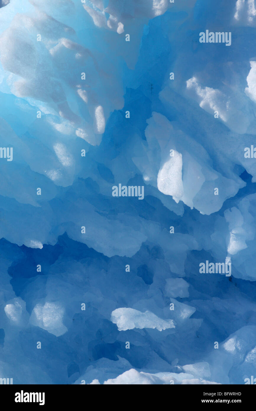 blue ice close up Stock Photo - Alamy
