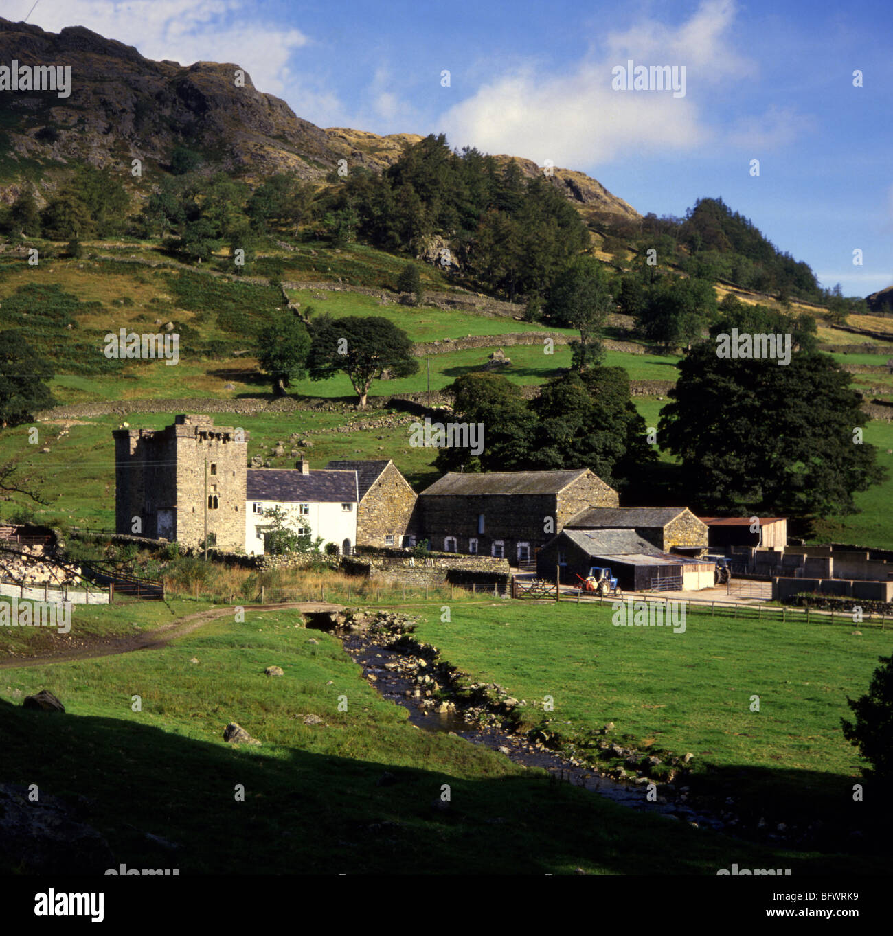 Kentmere Hall Kentmere near Windermere Lake District Cumbria England ...
