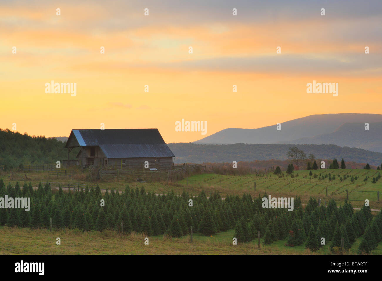 Blue ridge mountains virginia sunrise hi-res stock photography and ...