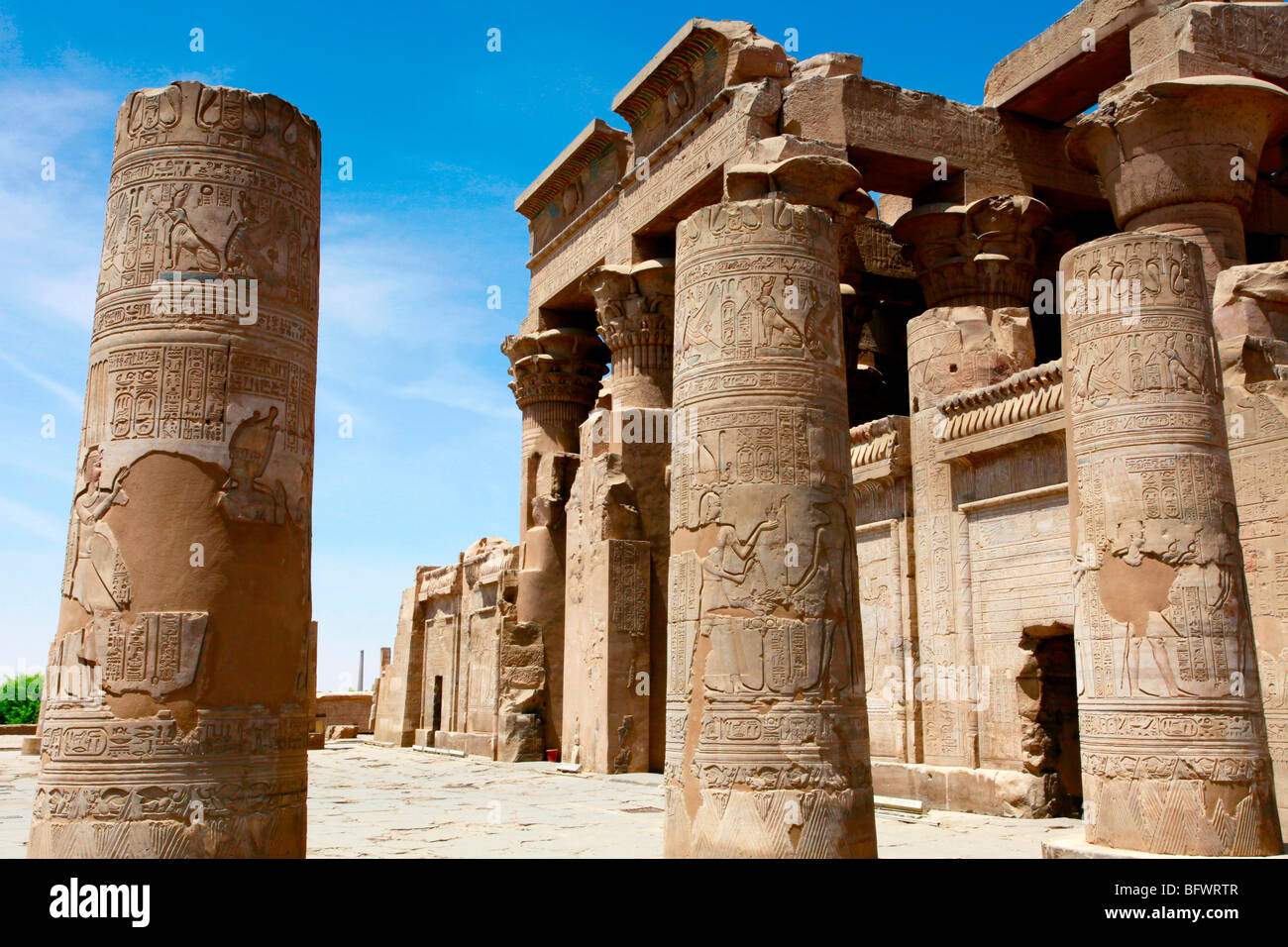 The Temple at Kom Ombo, Egypt Stock Photo - Alamy