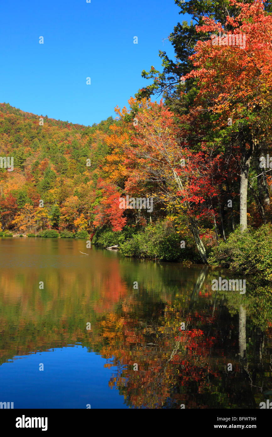 Autumn at Sherando Lake, George Washington National Forest, Virginia ...