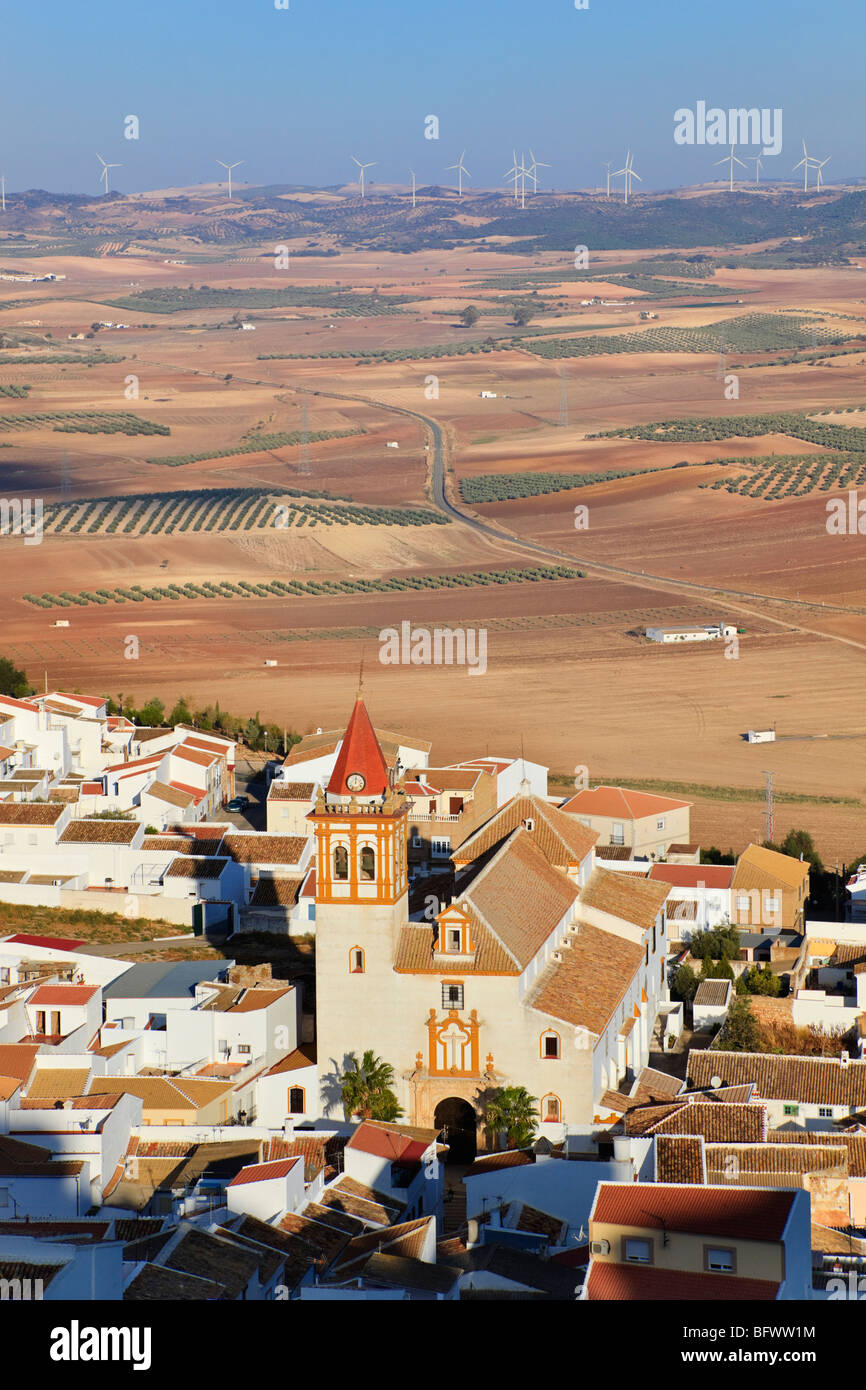Teba, Malaga Province, Spain. Iglesia de la Santa Cruz Real Stock Photo ...