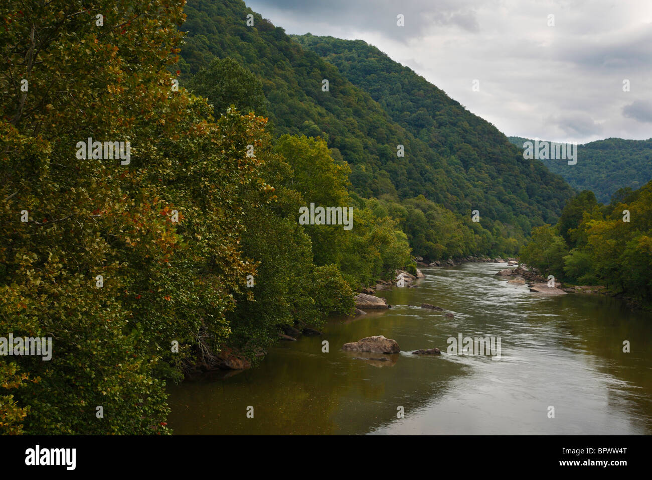 New River Fayetteville Fayette county in West Virginia North America ...