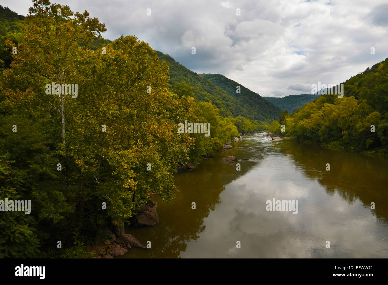 New River Fayetteville Fayette county in West Virginia North America ...