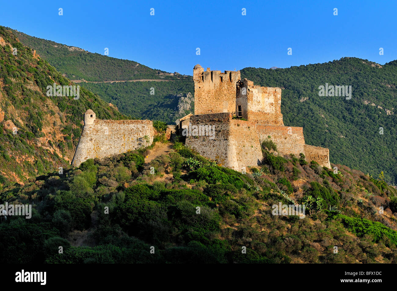 Corsica - Girolata fort Stock Photo - Alamy