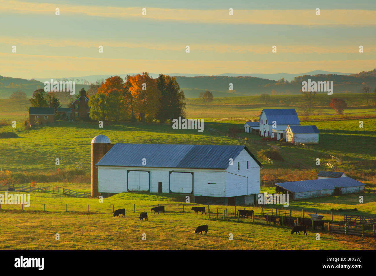 Virginia landscape farm mountains hi-res stock photography and images ...