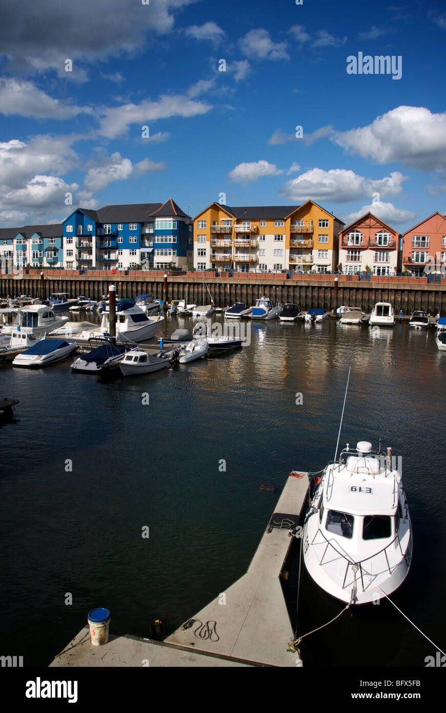 Exmouth Devon UK Harbour Harbor Marina Stock Photo - Alamy