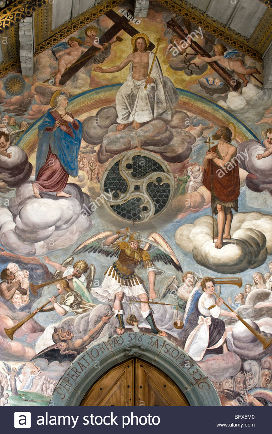 The Last Judgment Painting Stock Photos & The Last Judgment Painting ...