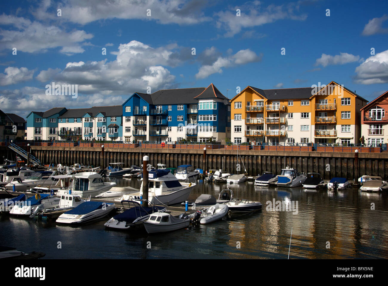 Exmouth Devon UK Harbour Harbor Marina Stock Photo - Alamy