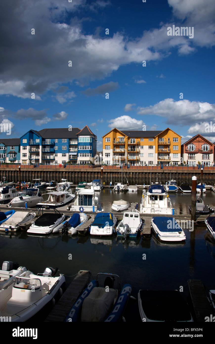 Exmouth Devon UK Harbour Harbor Marina Stock Photo - Alamy