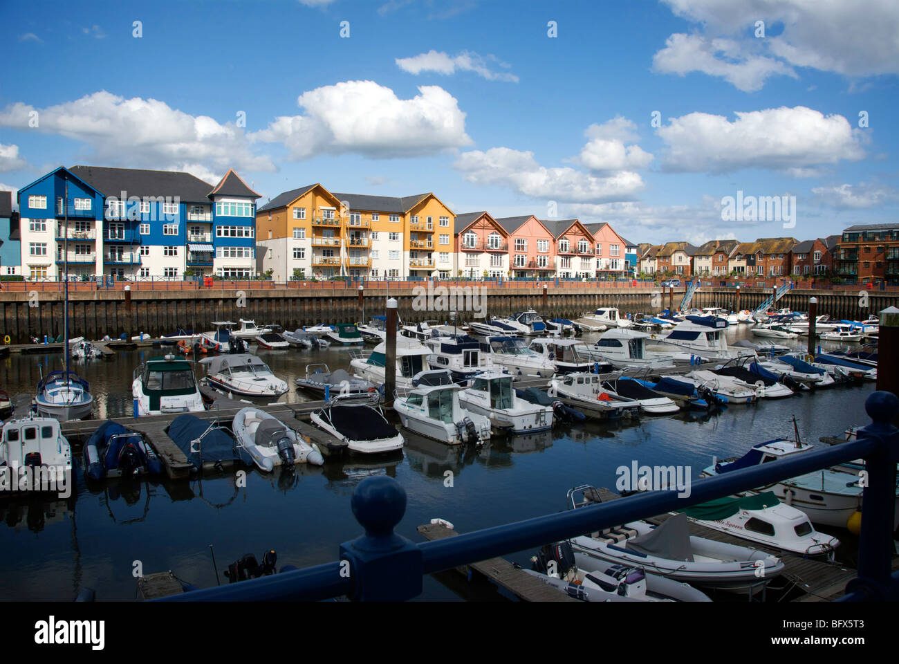 Exmouth Devon UK Harbour Harbor Marina Stock Photo - Alamy