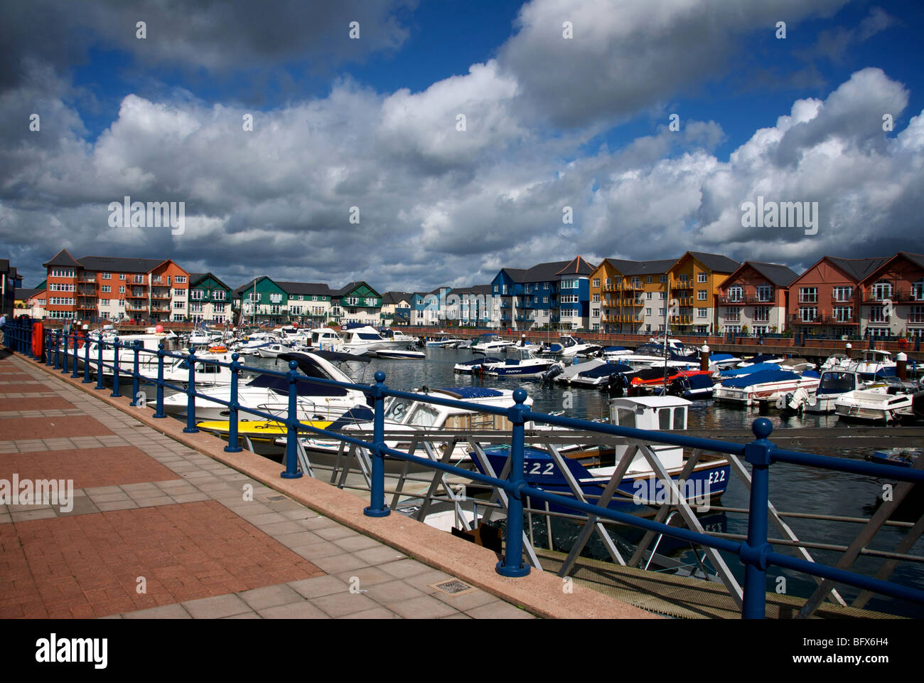Exmouth Devon UK Harbour Harbor Marina Stock Photo - Alamy