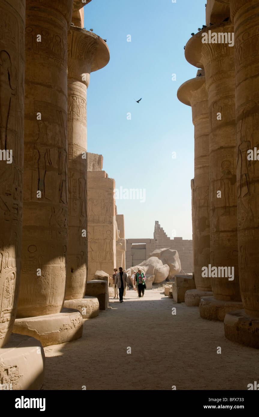 The Ramesseum near Valley of the Kings Luxor Egypt Stock Photo - Alamy