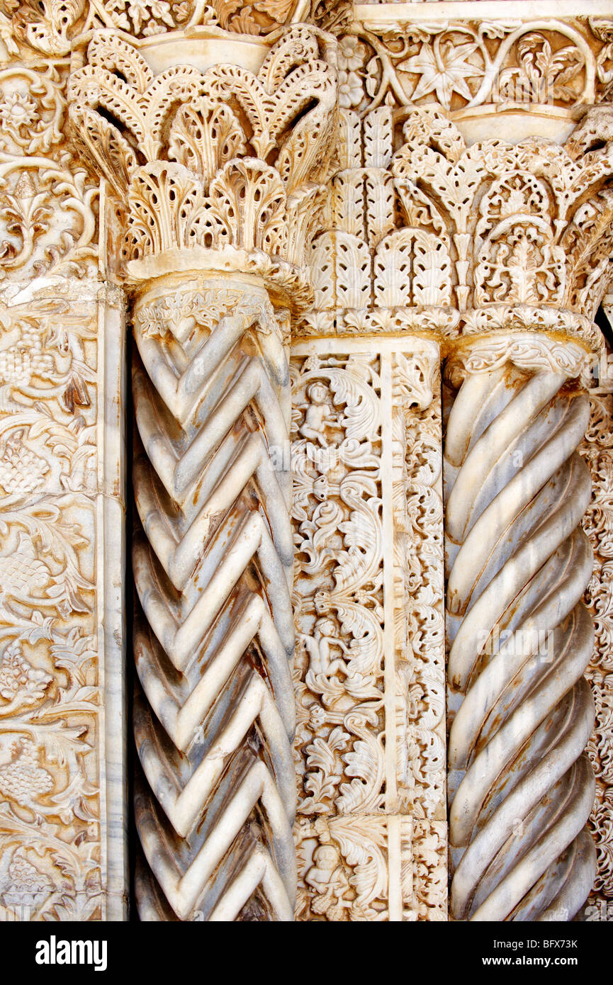 Gothic Catalan style columns ( 1430) by Antonio Gambara, Palermo ...