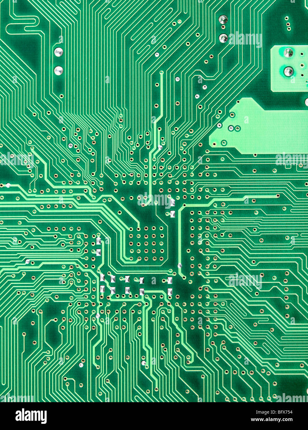 Background from electronic green circuit board close up Stock Photo - Alamy