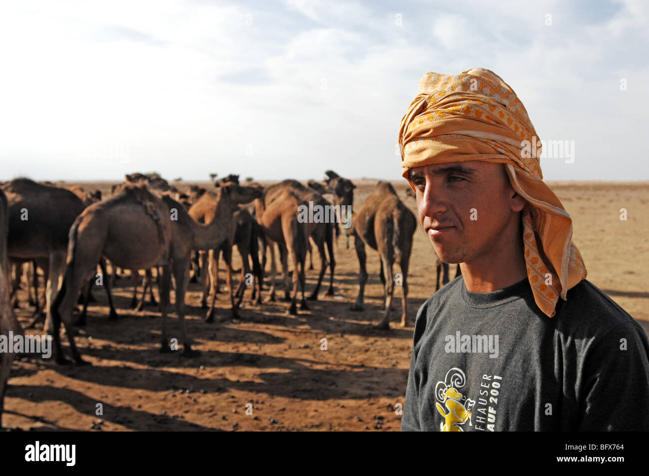 Boy desert shepherd hi-res stock photography and images - Alamy