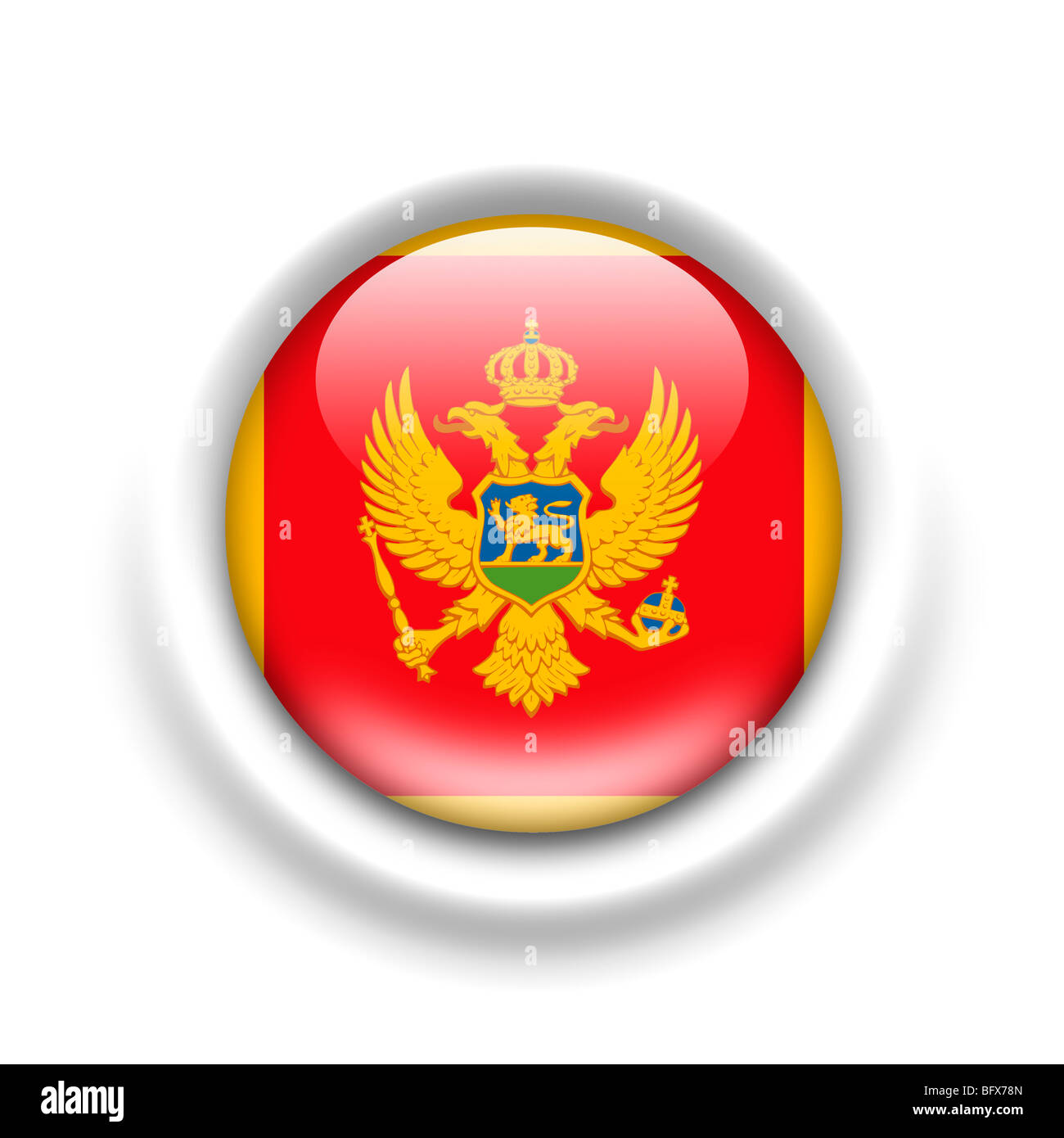 Montenegro flag hi-res stock photography and images - Alamy