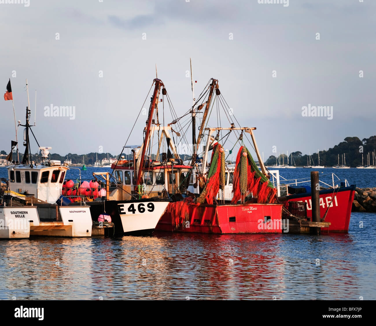 poole quay and harbour dorset Stock Photo - Alamy