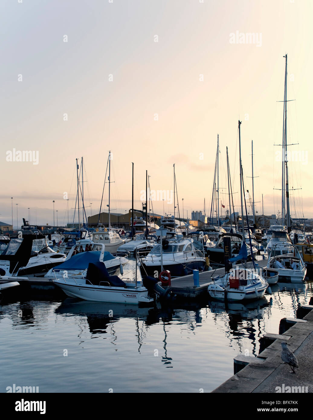 poole quay and harbour dorset Stock Photo - Alamy