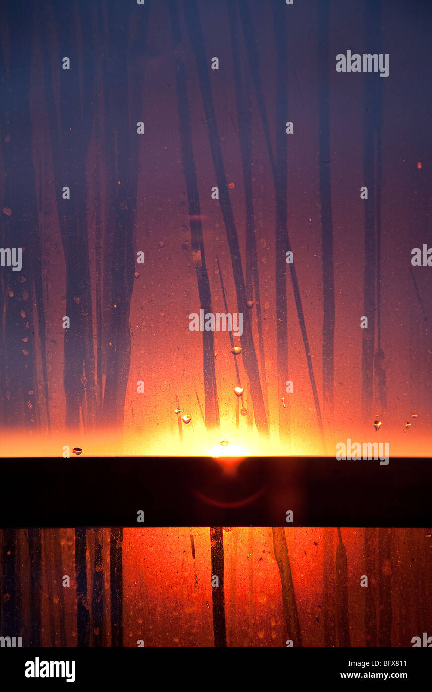 Dirty window glass Stock Photo - Alamy