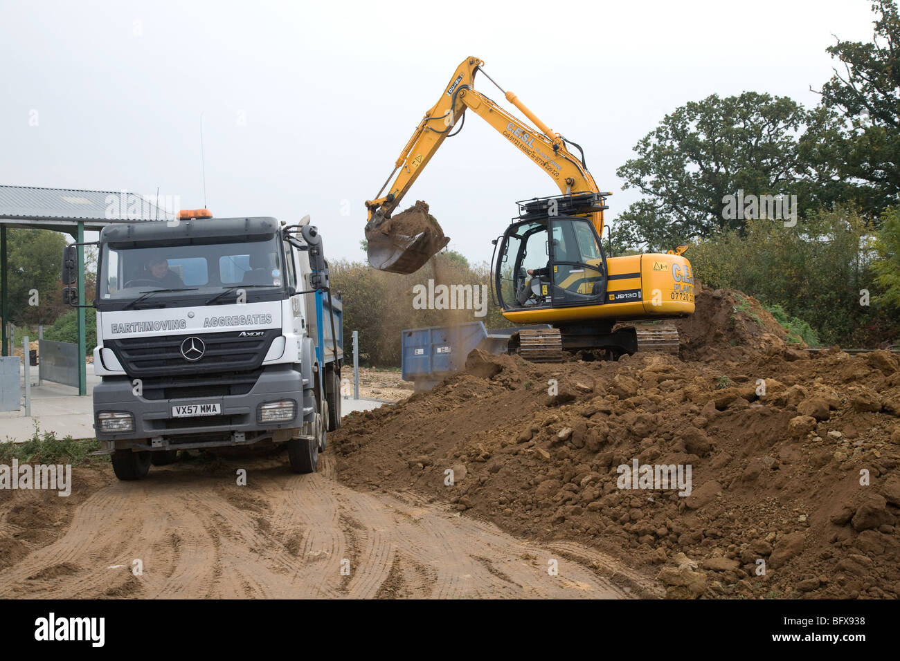 Loading A Tipper Truck High Resolution Stock Photography and Images - Alamy