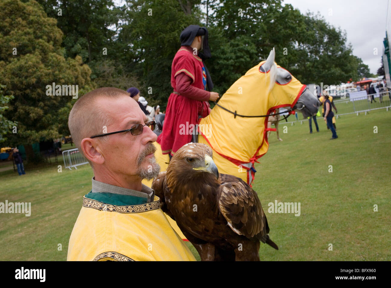 Medieval falconry england hi-res stock photography and images - Alamy