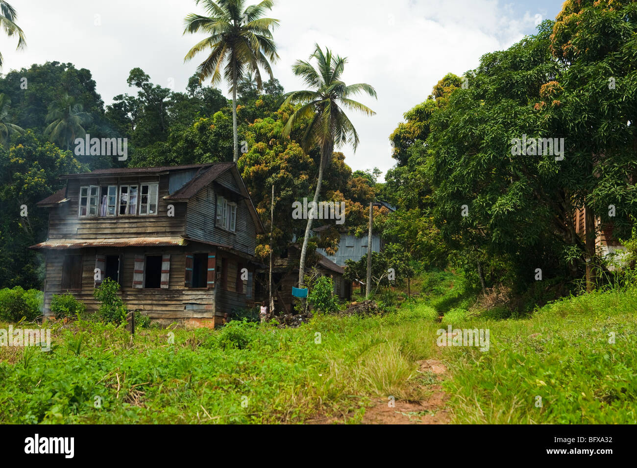 Bathurst Krio Village, Sierra Leone Stock Photo - Alamy
