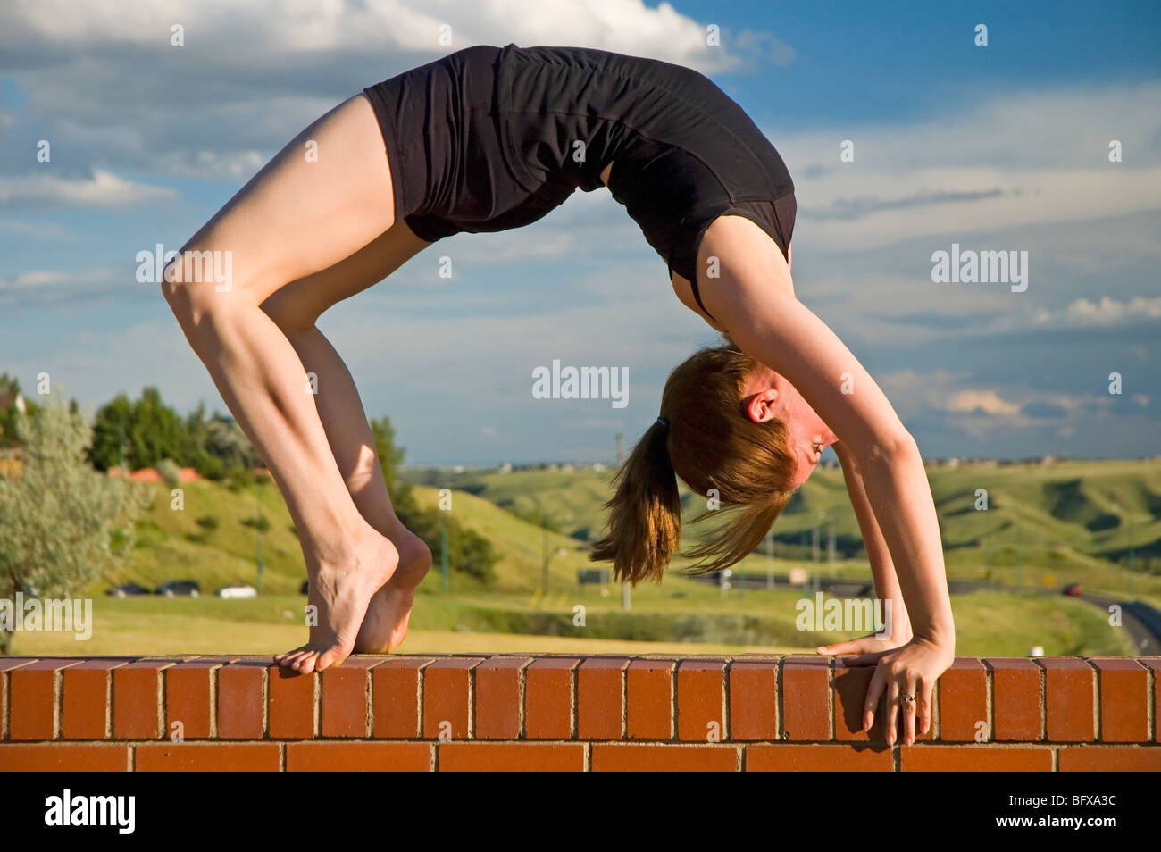 Crab position stretching hi-res stock photography and images - Alamy