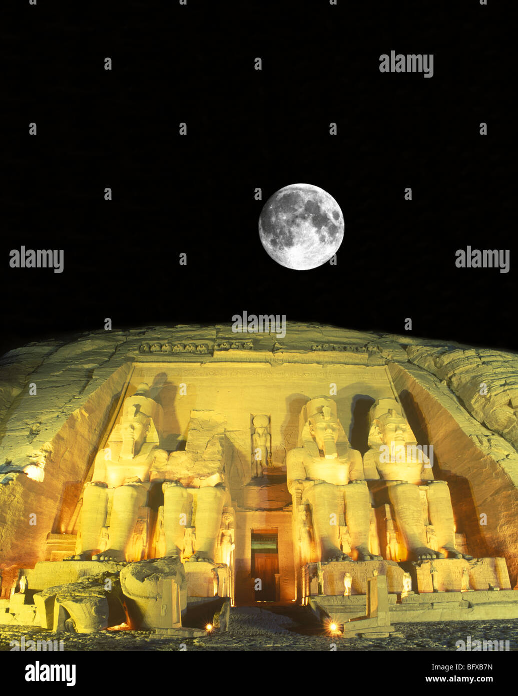 TEMPLE OF RAMSES II ABU SIMBEL RUINS EGYPT Stock Photo - Alamy
