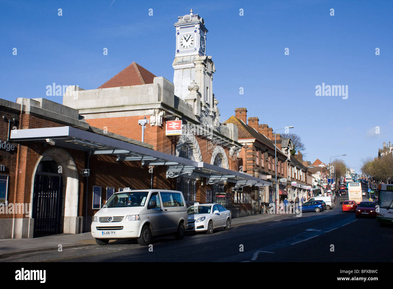 Royal Tunbridge Wells town centre high street kent england uk gb Stock ...