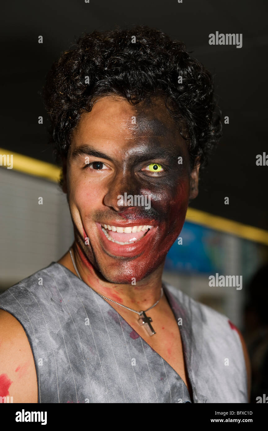 Smart Zombie at First zombie walk festival in Bangkok, Thailand Stock ...