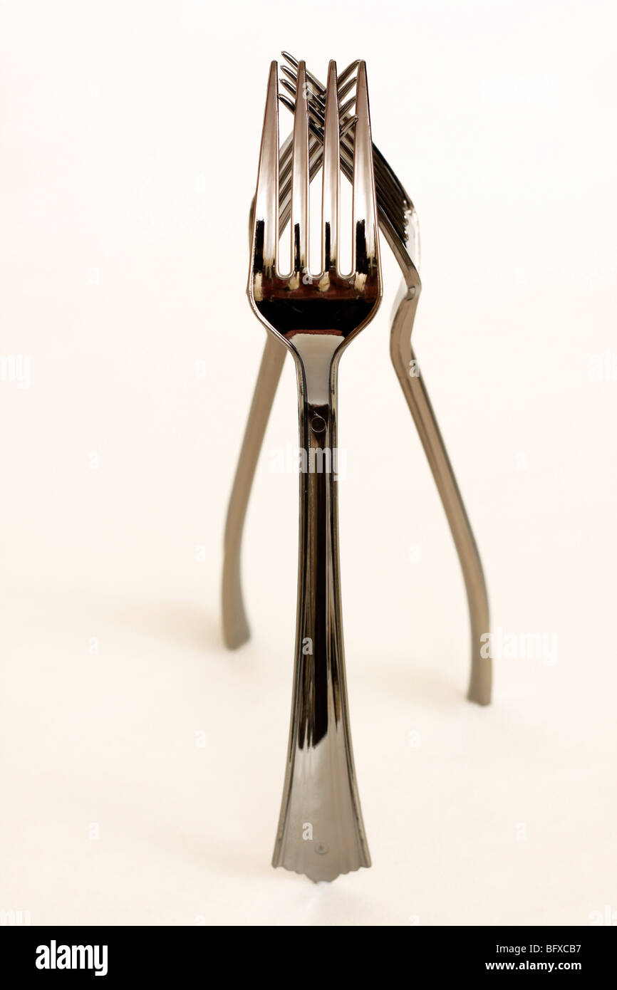 Three forks tree Stock Photo - Alamy