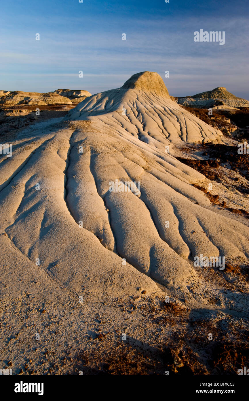 Detail of erosion patterns in badlands environment, Dinosaur Provincial ...