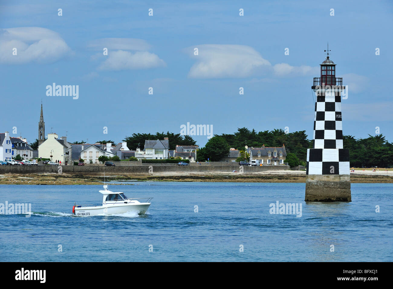 Perdrix lighthouse loctudy brittany france hi-res stock photography and images - Alamy