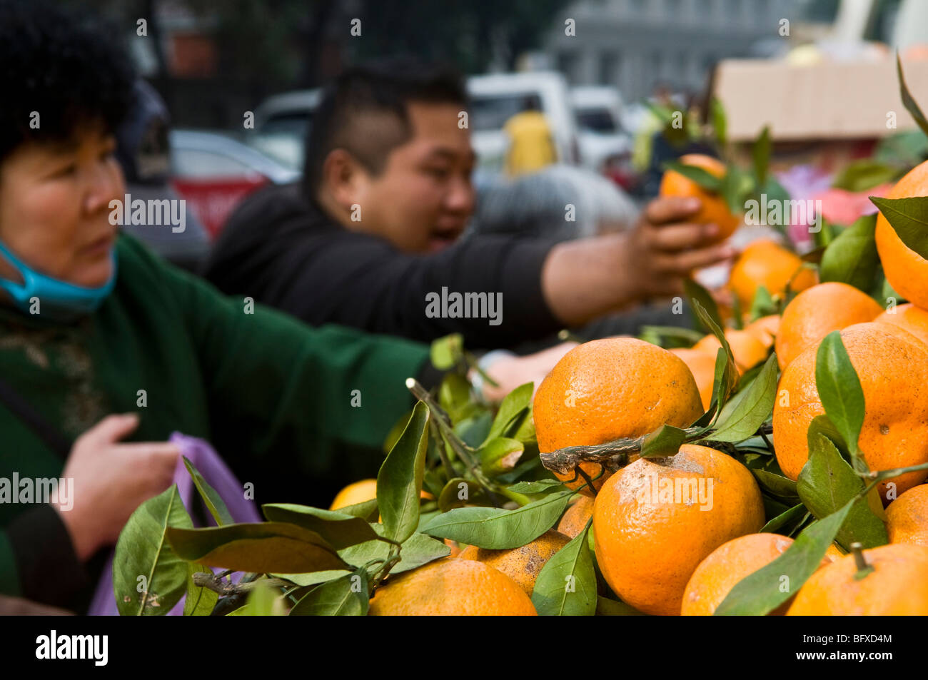 Truck with oranges hi-res stock photography and images - Alamy