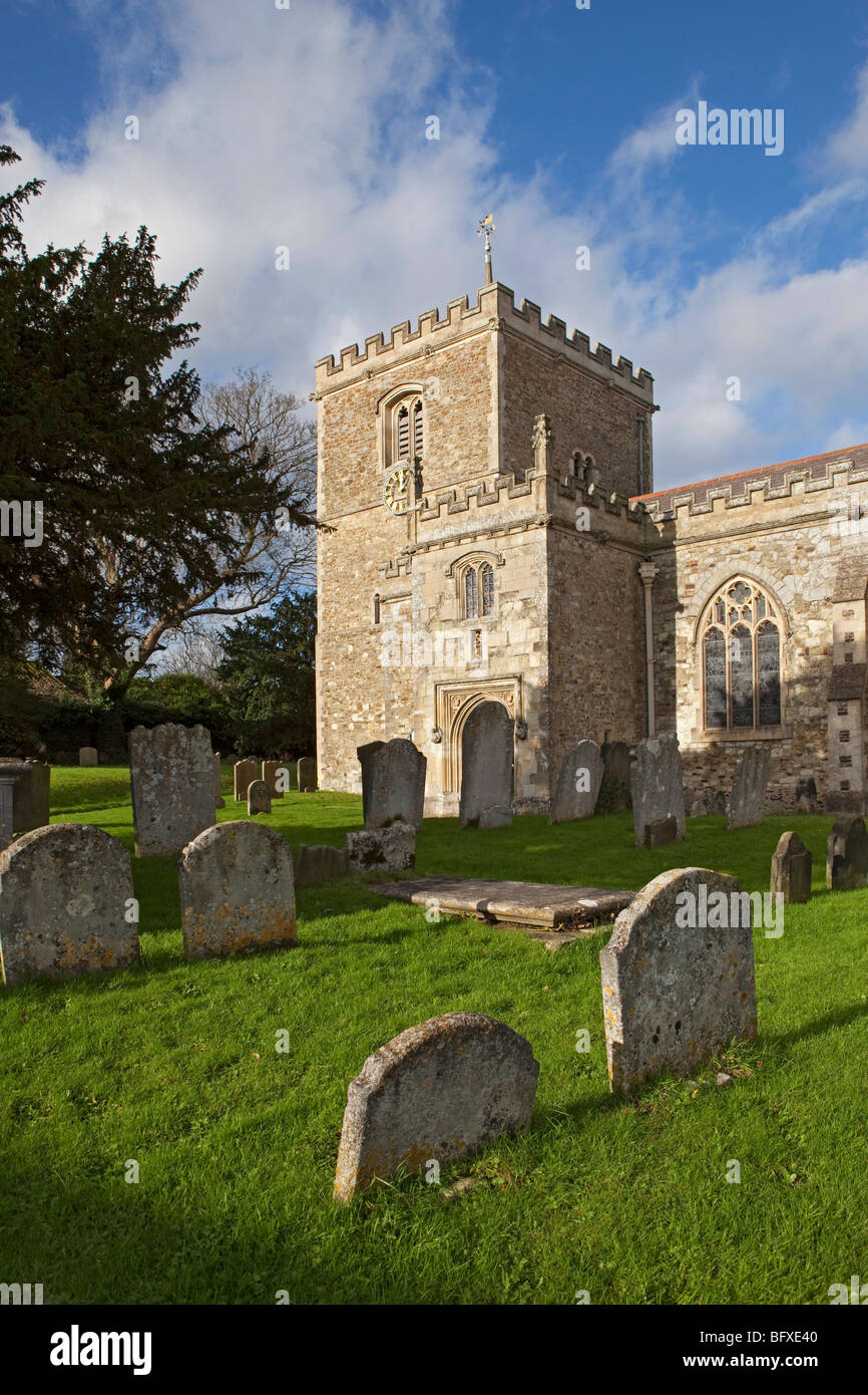 The church of Saint Mary the virgin Bletchingley Surrey Stock Photo - Alamy