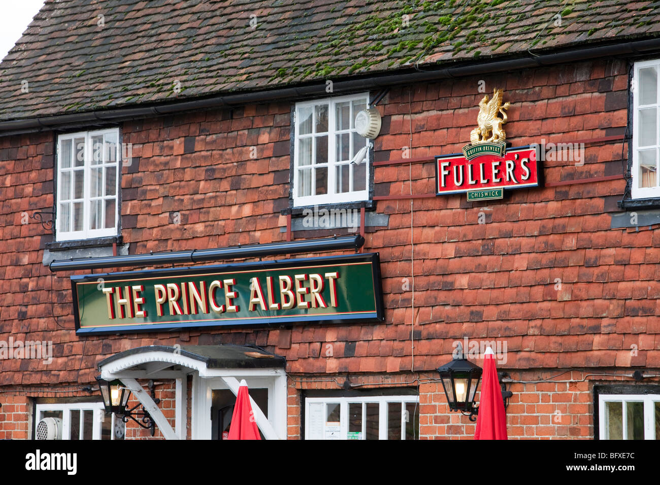 Prince Albert pub sign Stock Photo - Alamy