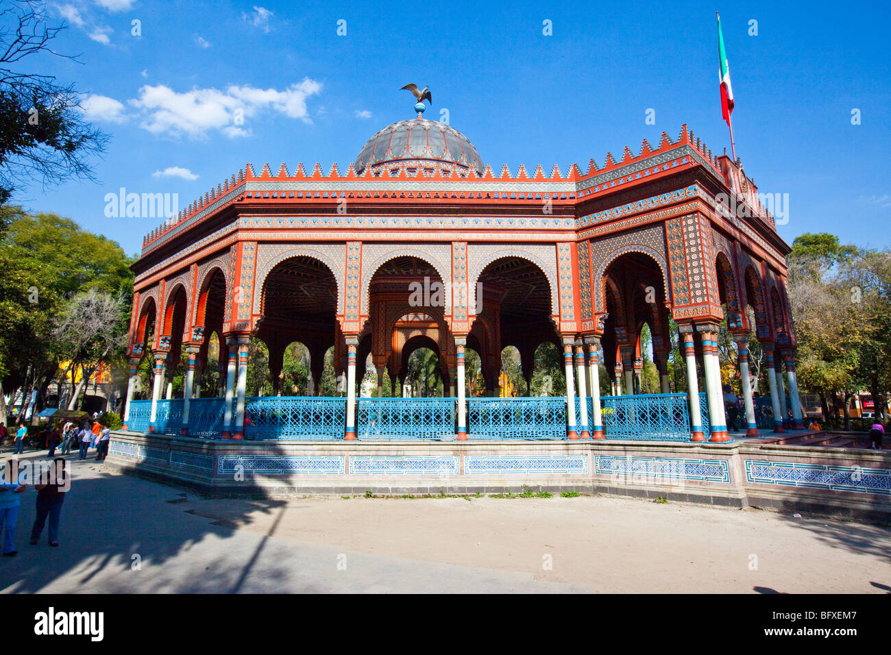 Kiosco Morisco or the Moorish Kiosk in Santa Maria la Ribera ...