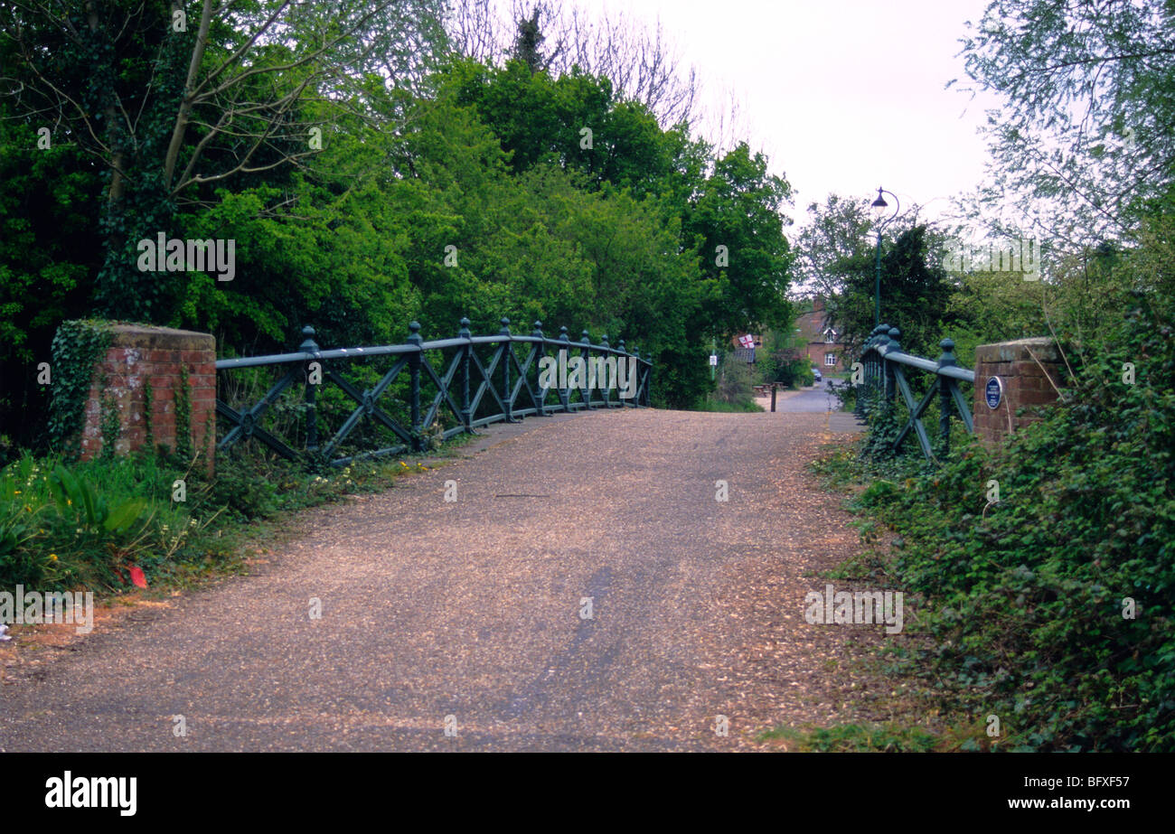 First iron and concrete bridge built in the United Kingdom over the ...