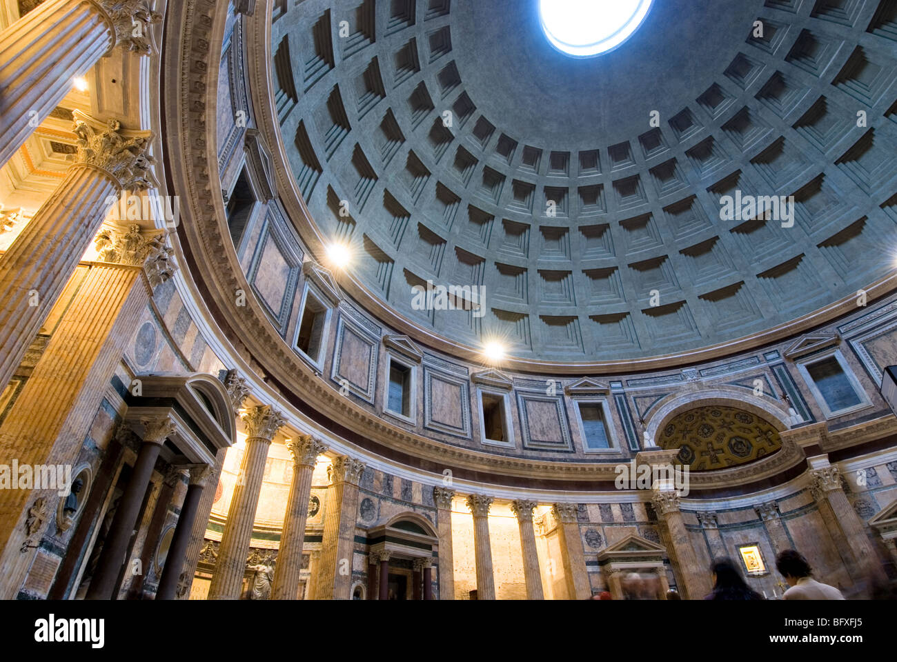 View inside the Pantheon, Rome Stock Photo - Alamy