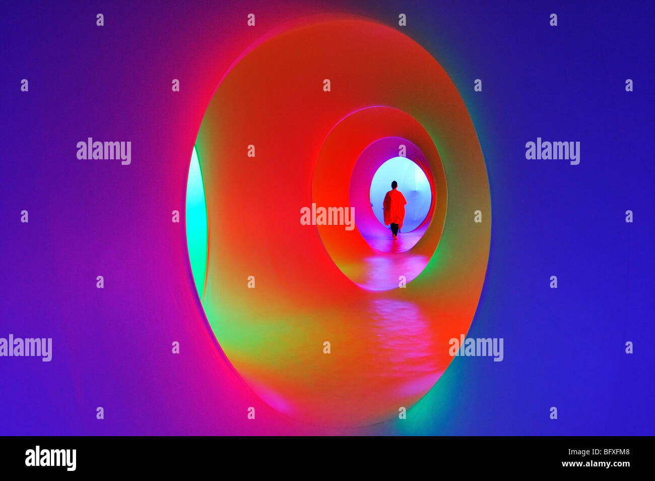 Inside Colourscape at Clapham Common, London, England Stock Photo - Alamy