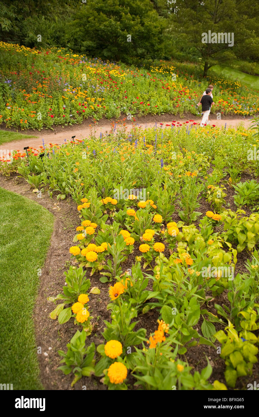 walking path, Chicago Botanic Garden, Chicago, Illinois, United States ...