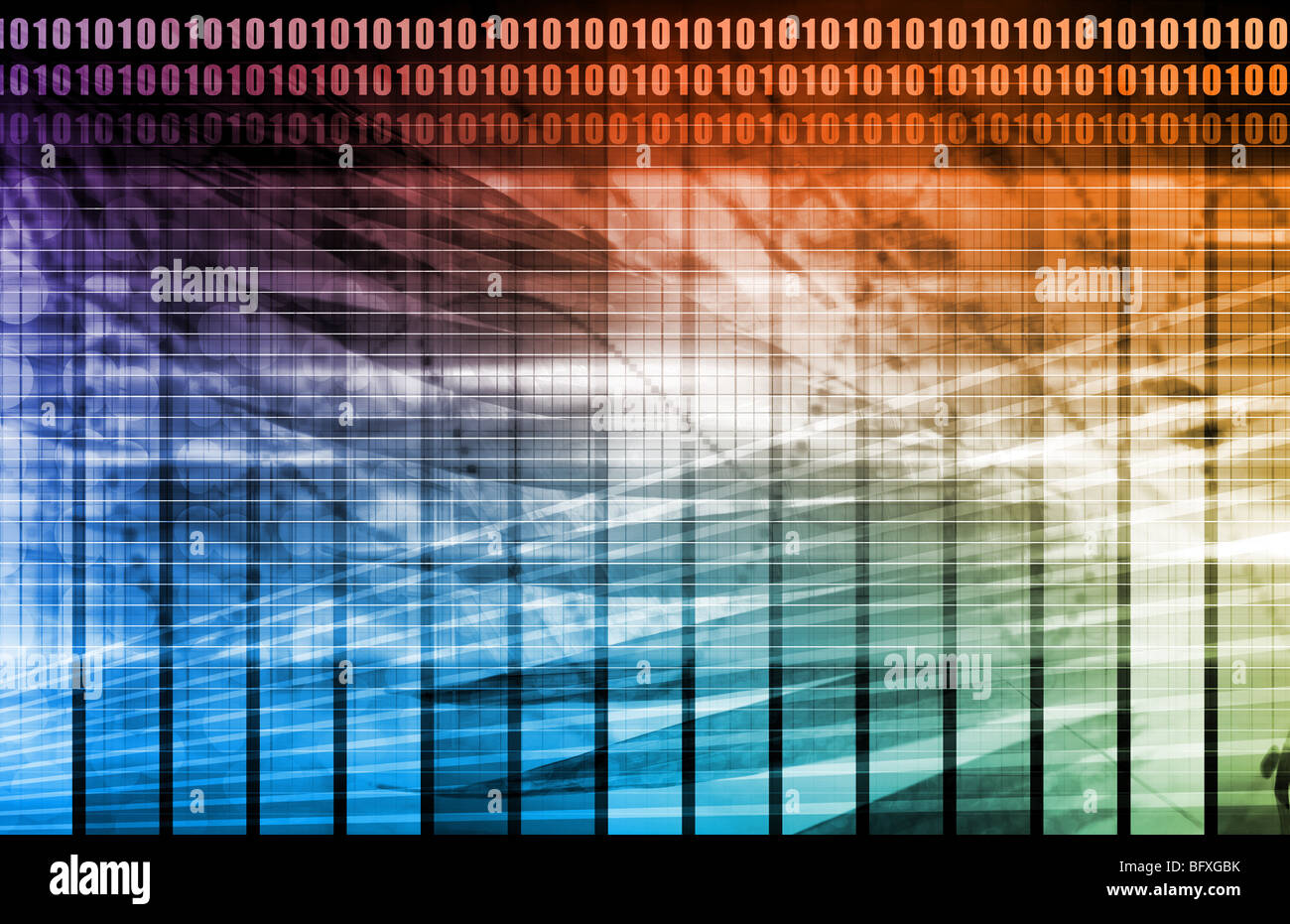 A Data Network Internet Tech Abstract Art Stock Photo - Alamy