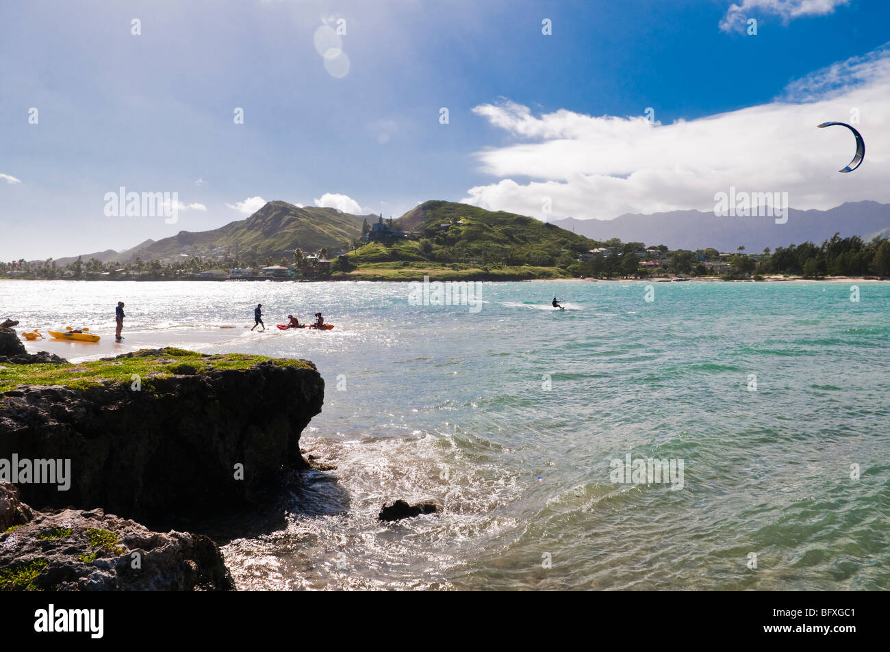 Flat island kailua bay hawaii hi-res stock photography and images - Alamy